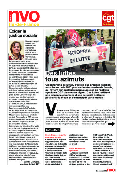 URIF 3574 - Des luttes tous azimuts – La Vie Ouvrière